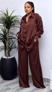 Gorgeous 2 piece set pants and top for ladies 2025 - YKM Media