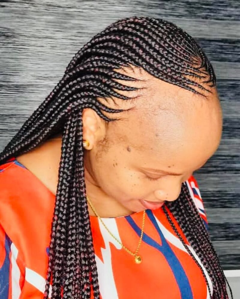 25 PHOTOS: Cornrow braid designs - Knotless braids styles - YKM Media