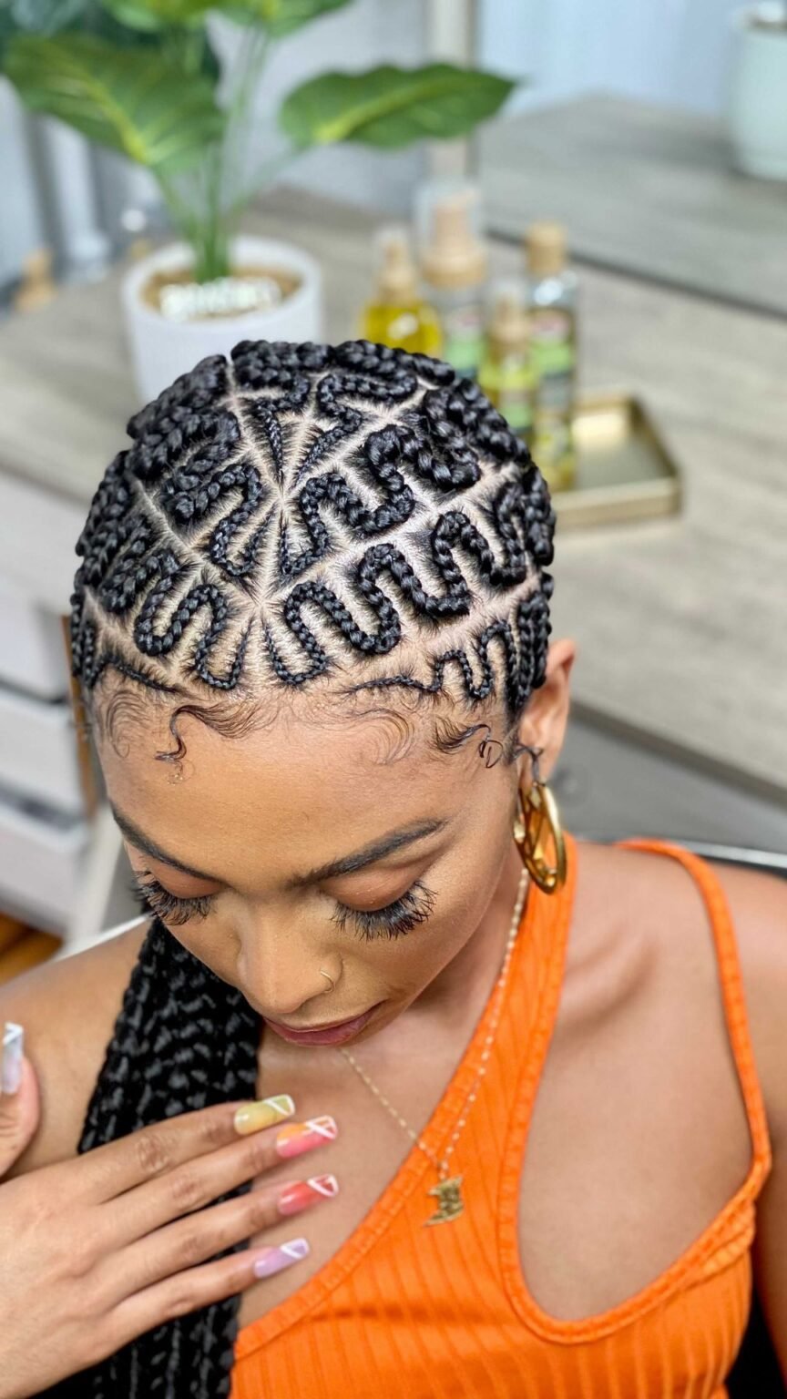 35 PHOTOS: Cornrow braid designs + Knotless braids styles - YKM Media