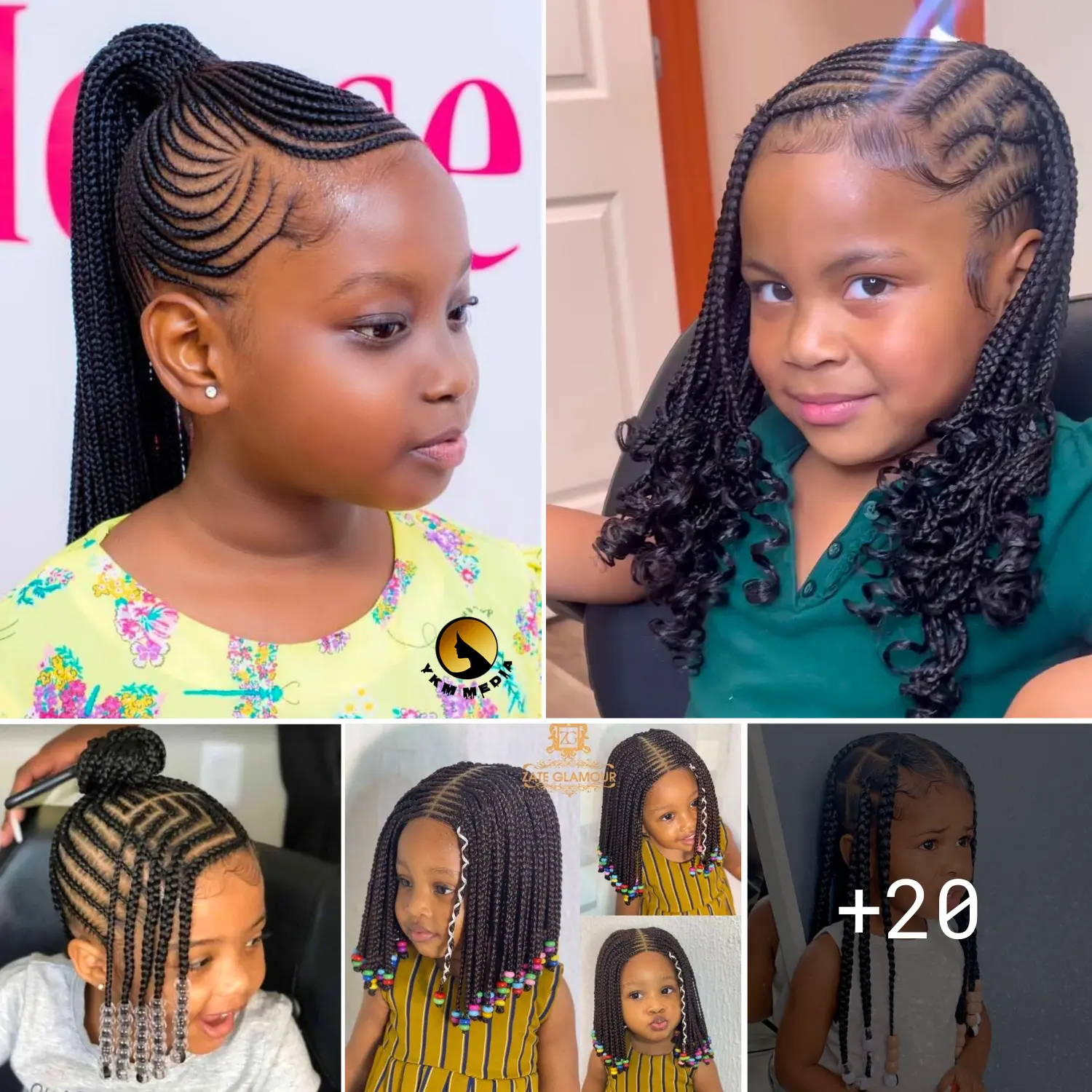 Kids' Cornrow Hairstyles + African Kids' Hairstyles - YKM Media