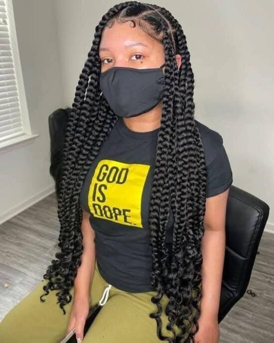 Luxury knotless braid ideas - Premium knotless braid patterns - YKM Media